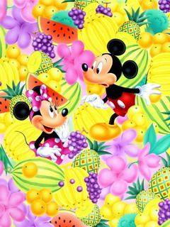 exotic disney mickey & minnie (in Clipart)