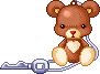 Teddy Bear Key (in Clipart)