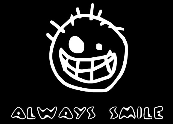Always smile clip (in Clipart)