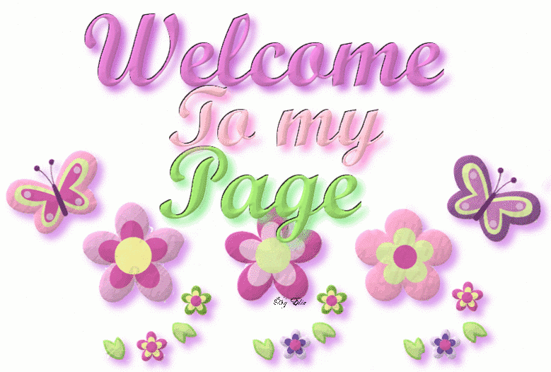 Welcome To My Page Animation